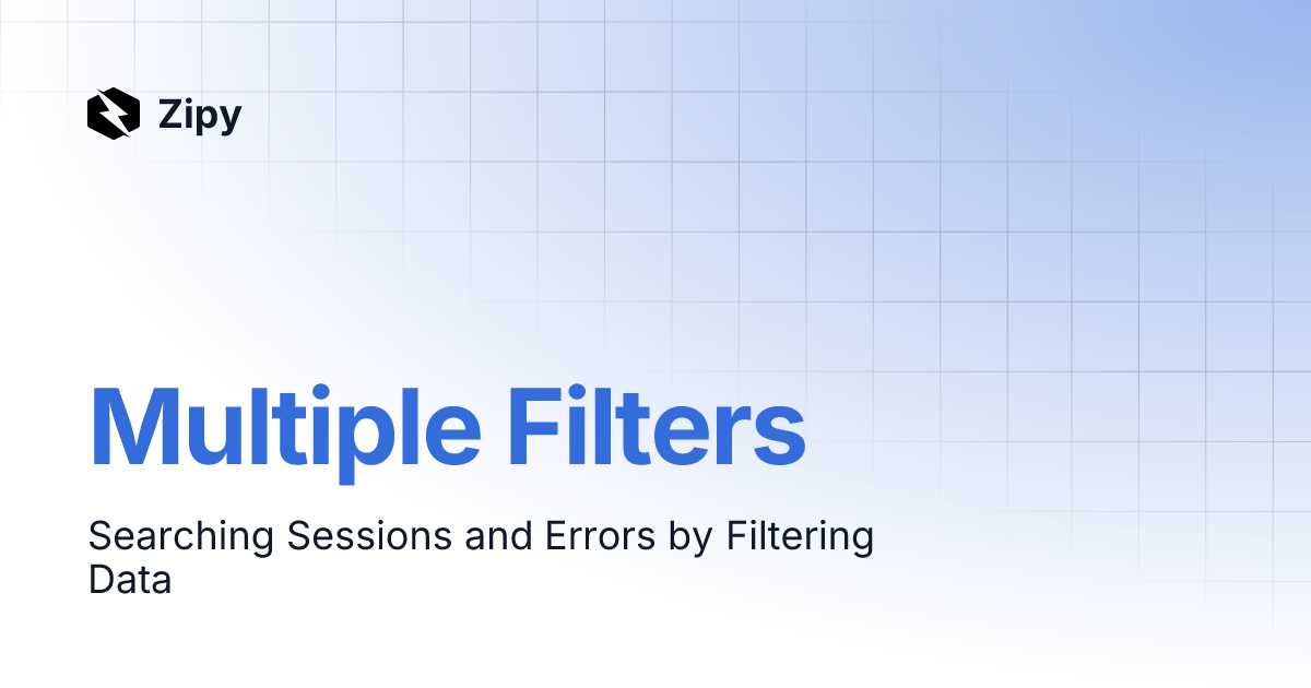 Multiple Filters | Zipy